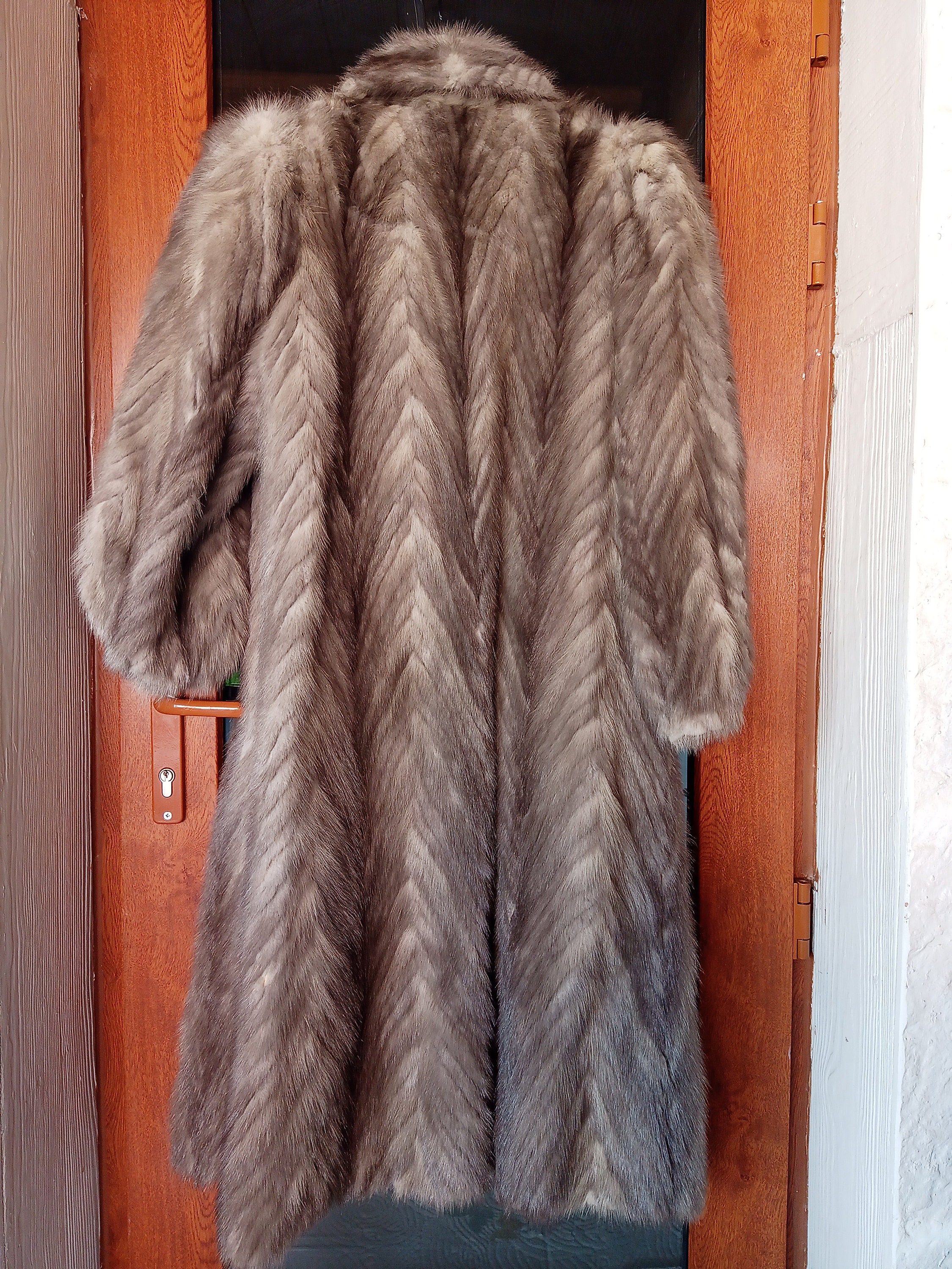 1985 Handmade Gray Mink Fur Coat, Vintage Mink Fur - Etsy