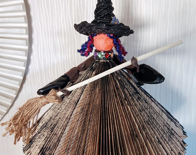 Book Page Witch - Etsy UK