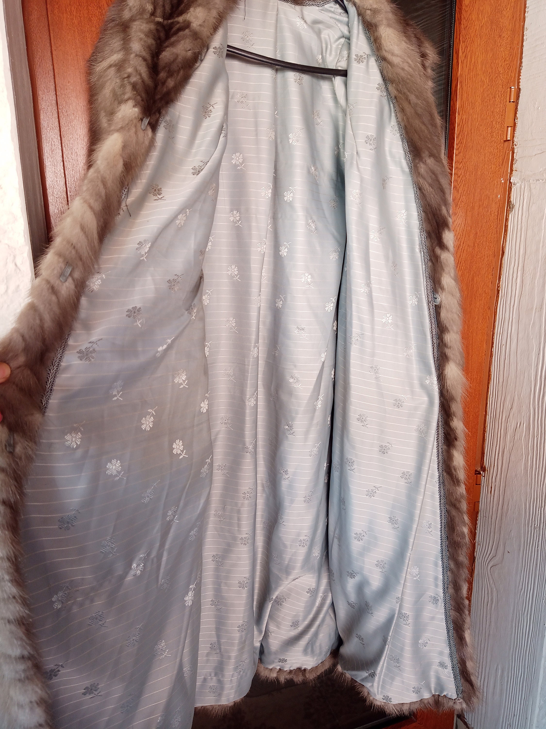 1985 Handmade Gray Mink Fur Coat, Vintage Mink Fur - Etsy