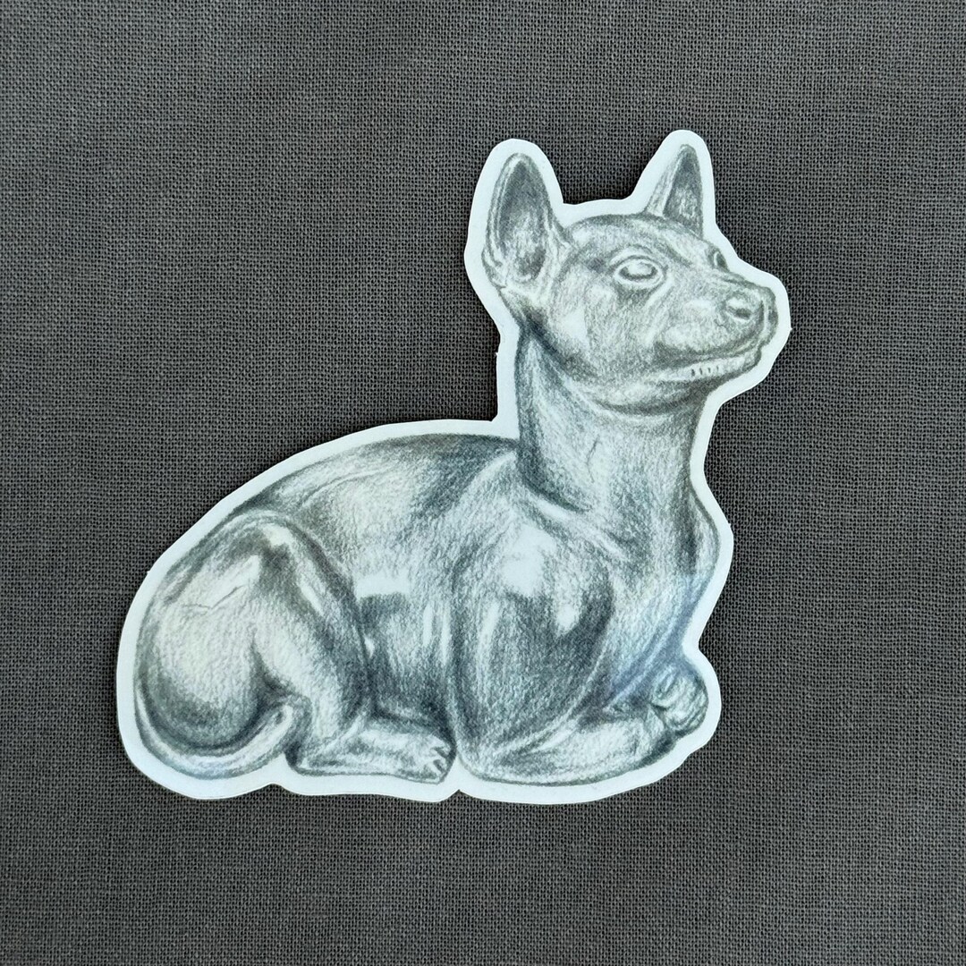 Colima Dog Sticker - Inspired by the Terracotta Artifact From Ancient ...