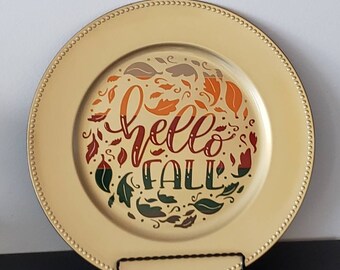 Fall Decorative Plates - Etsy