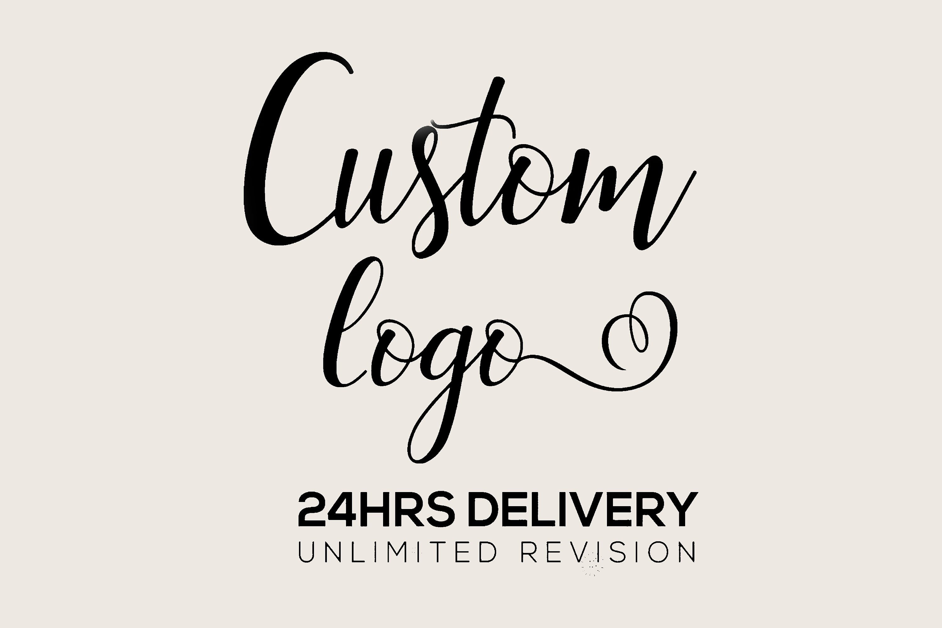 Custom logo design Premade logo Text only logo Minimalist | Etsy