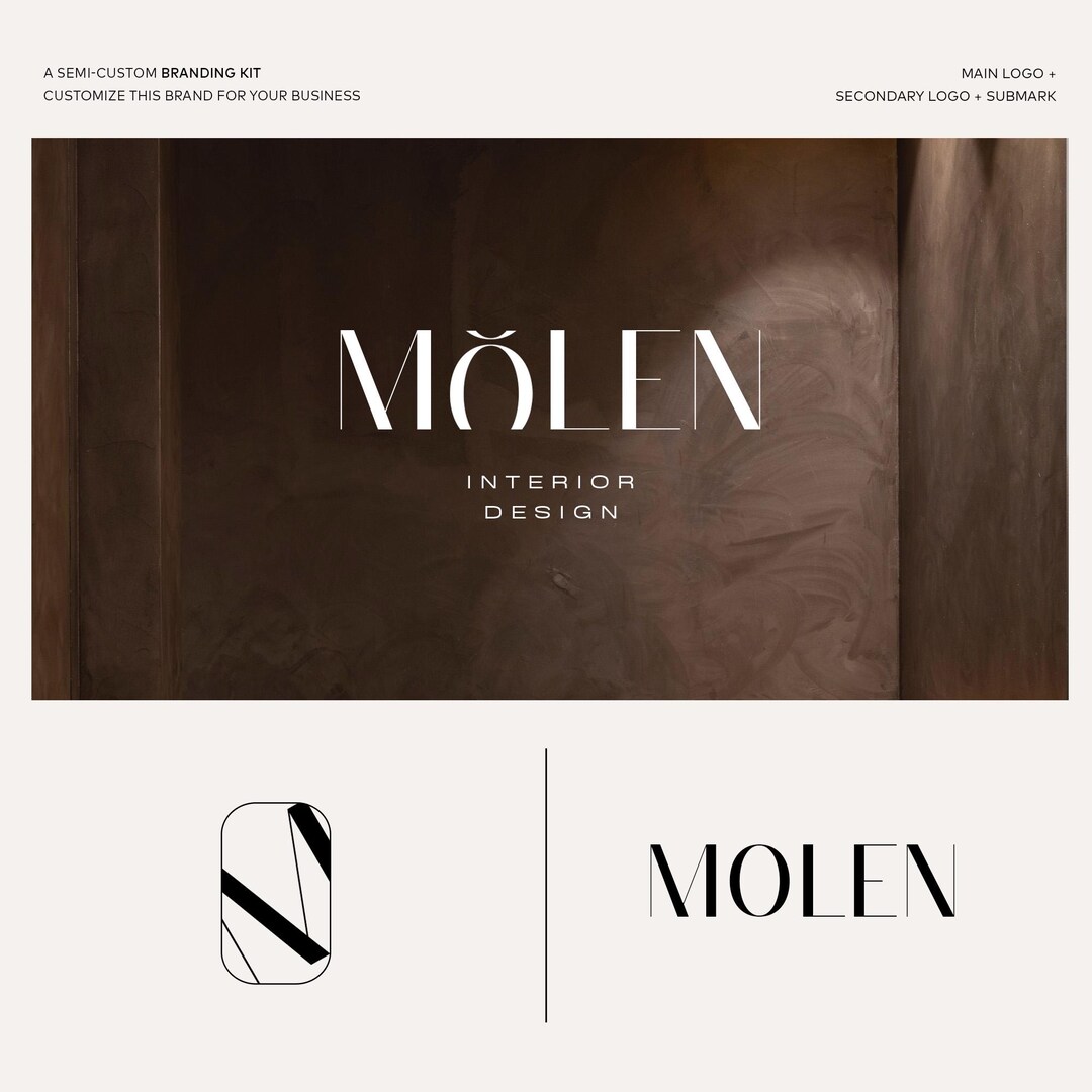 Custom Logo Design, Premade Logo, Text Only Logo, Minimalist Logo ...