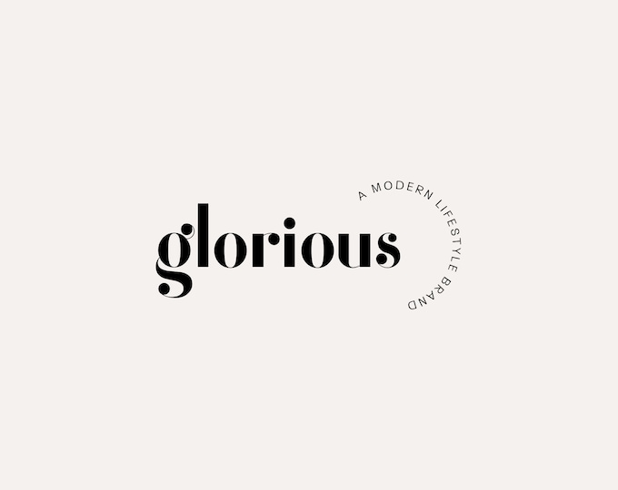 Custom Logo Design, Premade Logo, Text Only Logo, Minimalist Logo ...