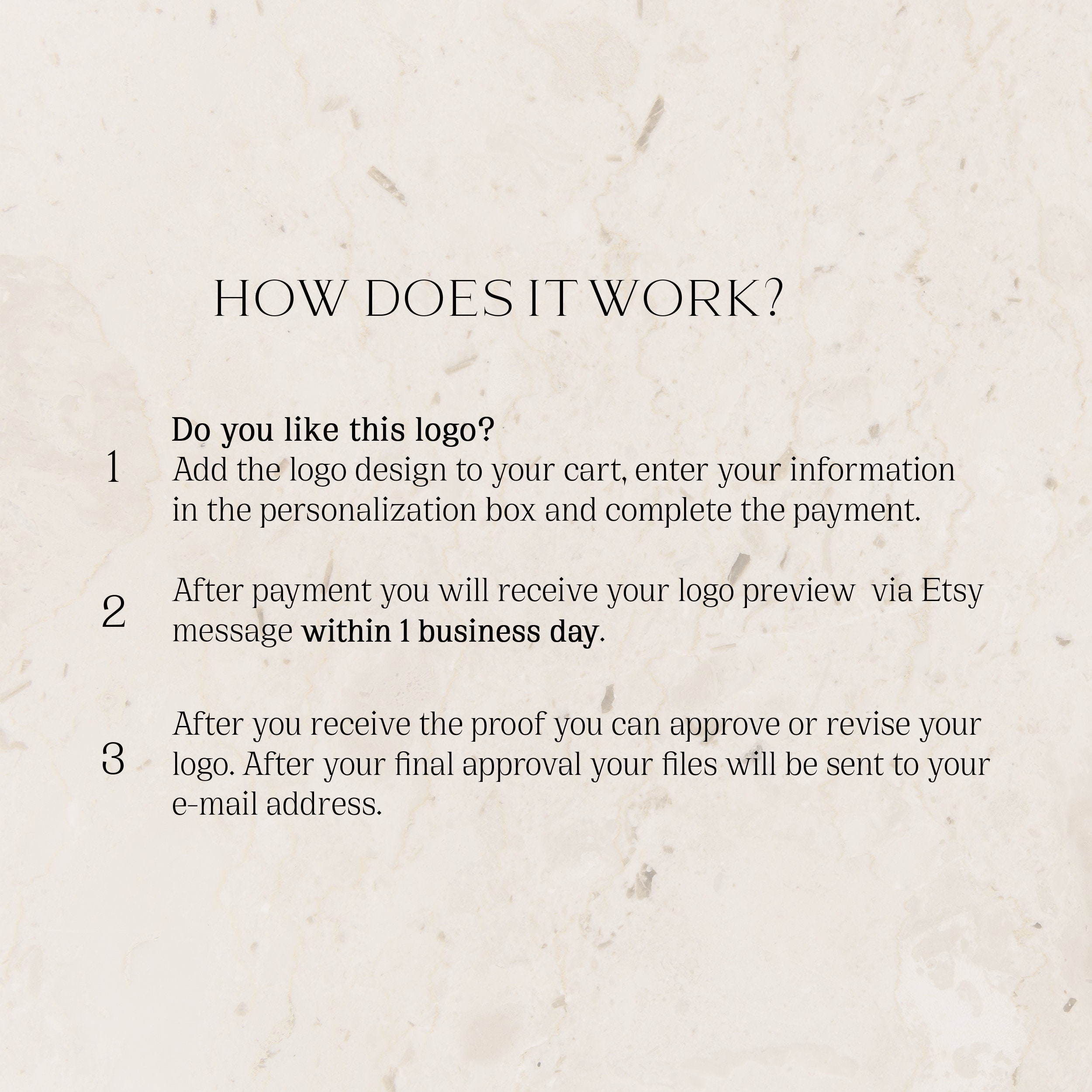 Custom Logo Design Premade Logo Text Only Logo Minimalist - Etsy