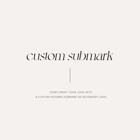 Custom Submark Add-on | Etsy