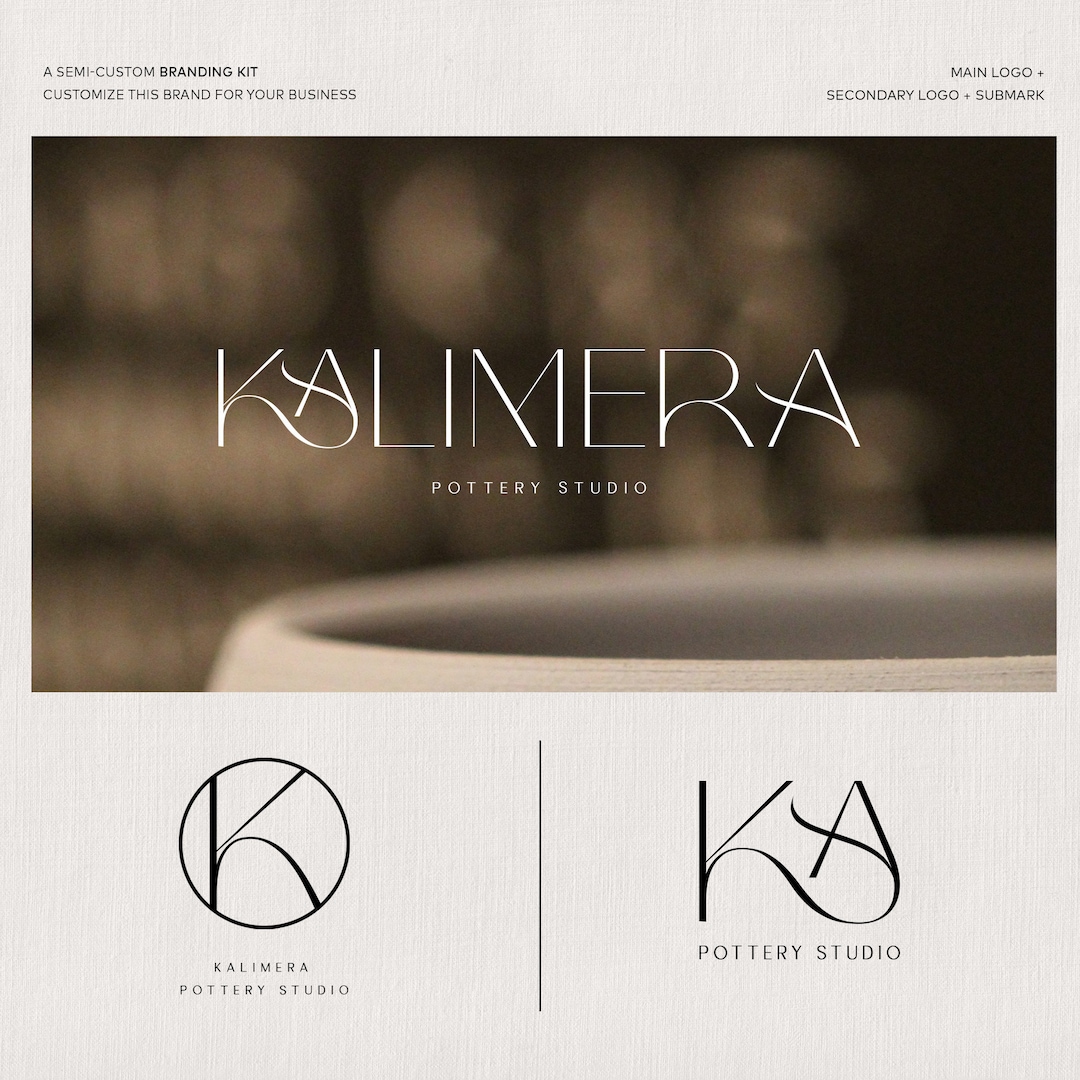 Logo Set, Custom Logo Design, Branding Kit, Minimalist Logo, Modern ...