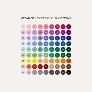 Premade Logo, Text Logo, Modern Logo, Minimal Logo, Simple Logo, Small ...
