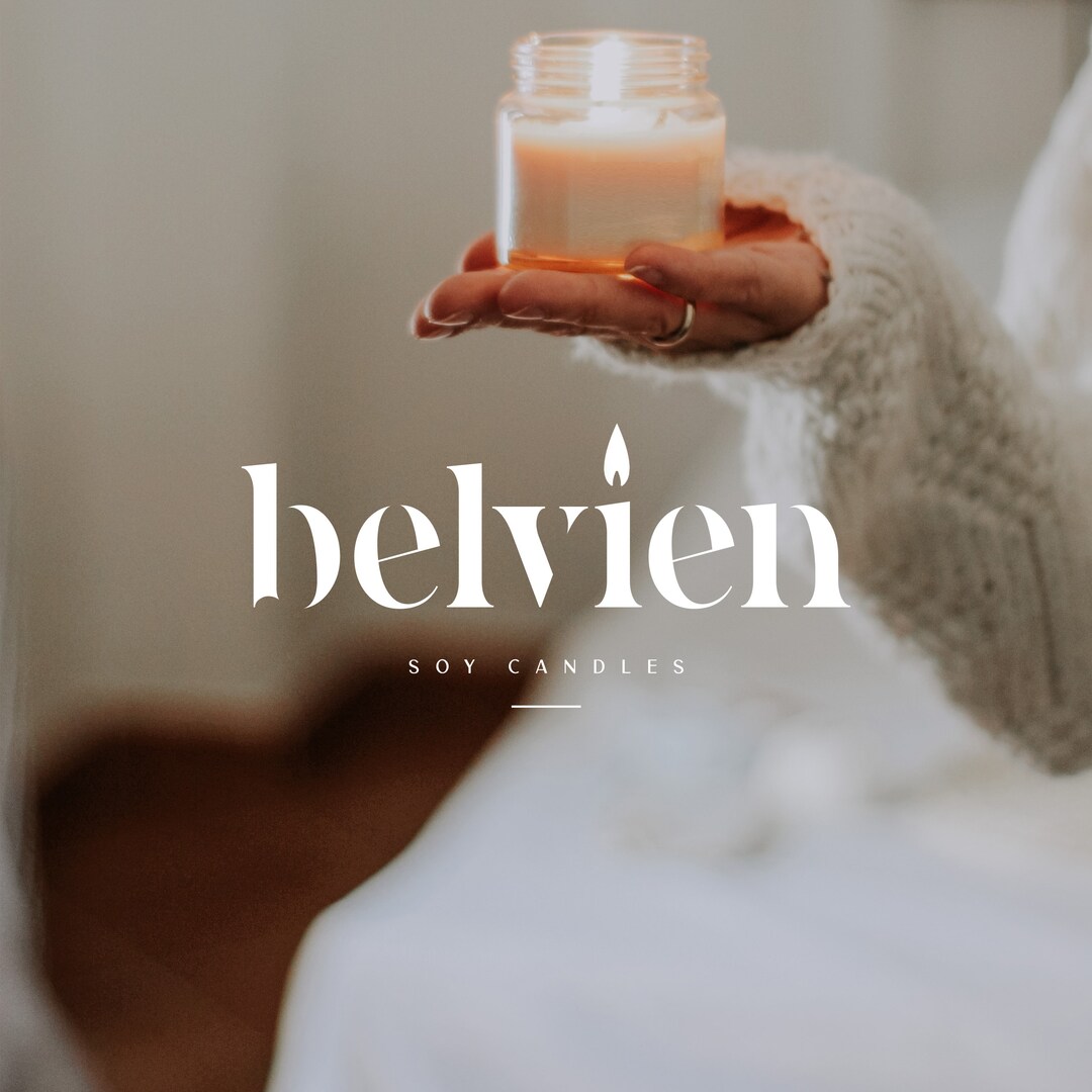 Candle Logo Watermark Logo Photography Logo Home Decor - Etsy