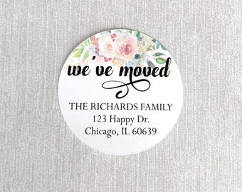 We've Moved Stickers - Etsy