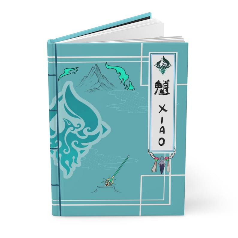Xiao Genshin Impact Traditional Hardcover Journal Fanmade - Etsy Australia