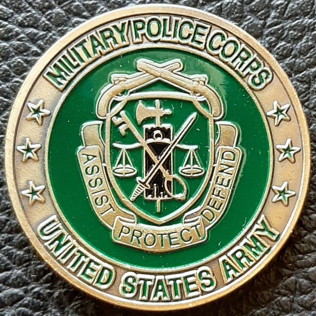 Challenge Coin: U.S. Army MP Military Police (engraving Available) - Etsy