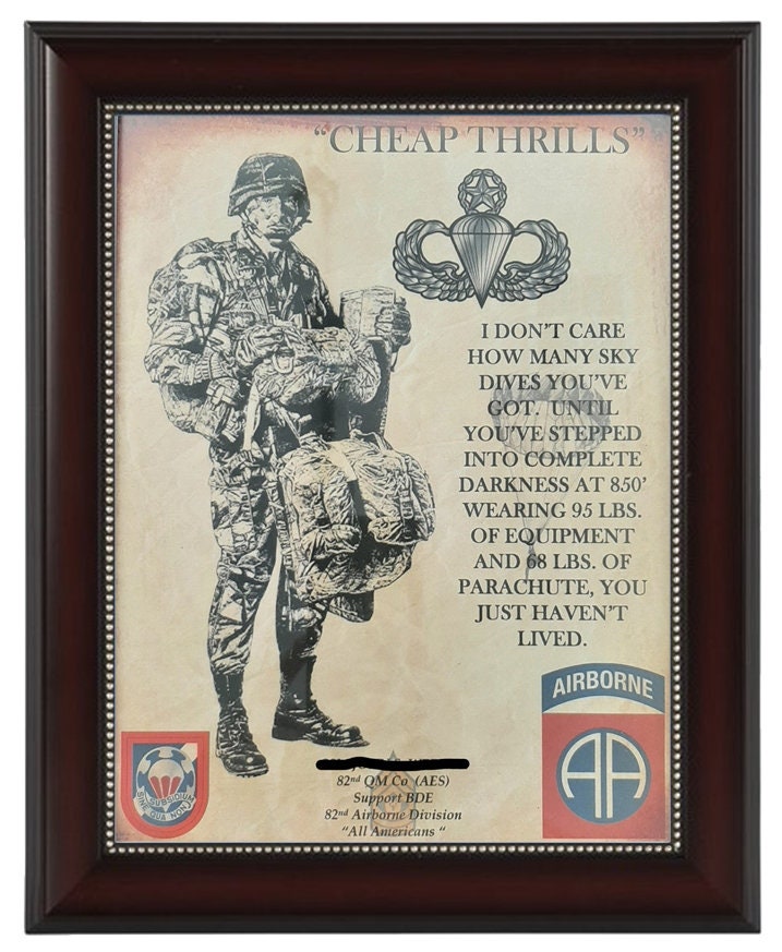 BETTER U.S. Army Paratrooper Airborne Creed & cheap - Etsy