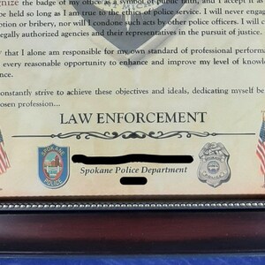 BETTER Law Enforcement Code of Ethics Aged Parchment | Etsy