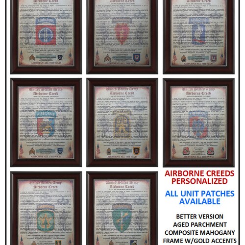 BETTER U.S. Army Paratrooper Airborne Creed: 82nd 509th 173rd - Etsy