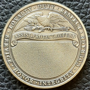 Challenge Coin: U.S. Army MP Military Police (engraving Available) - Etsy