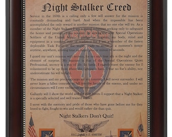 Night Stalkers Creed - Etsy