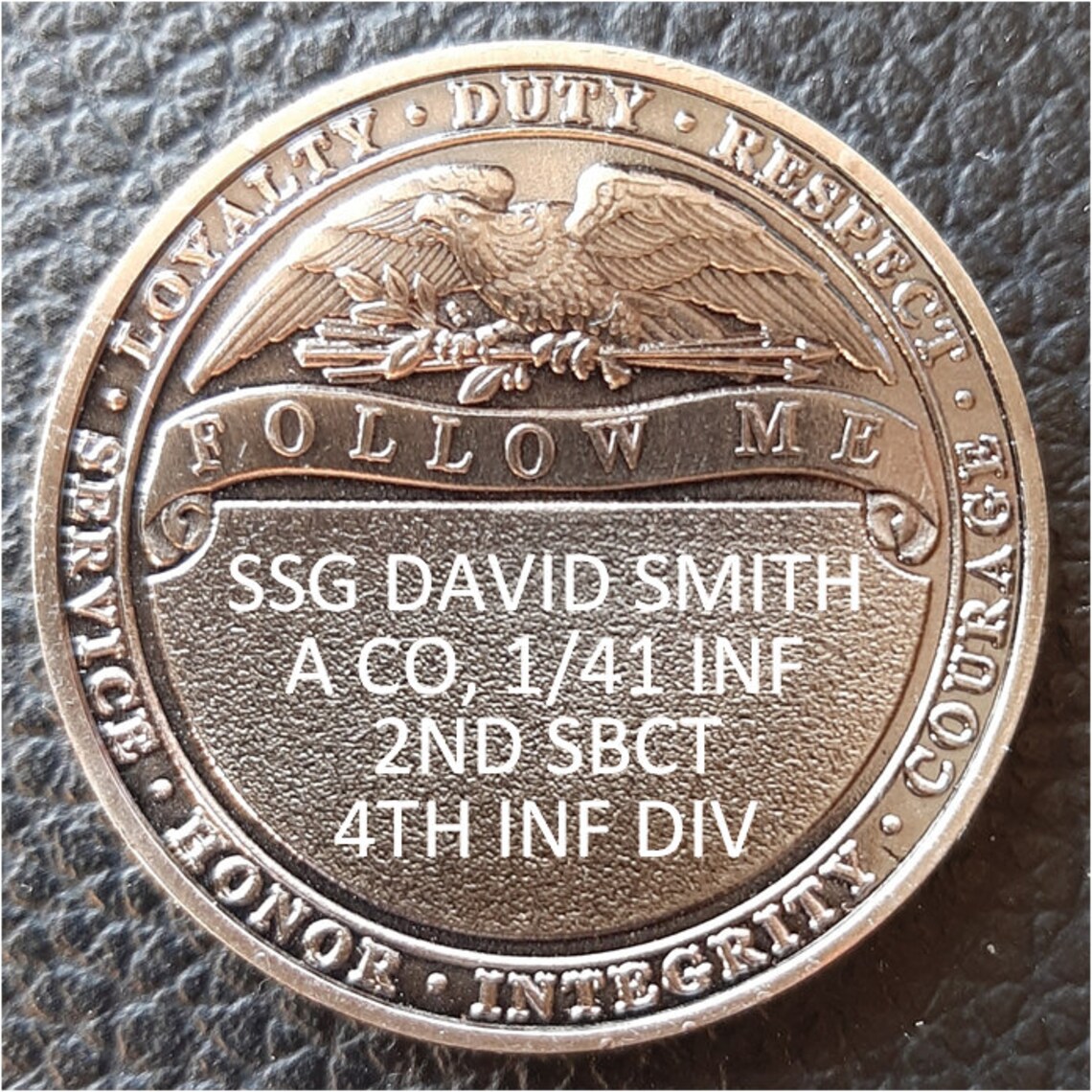 Challenge Coin: U.S. Army Infantry Iron Mike (engraving Available) - Etsy