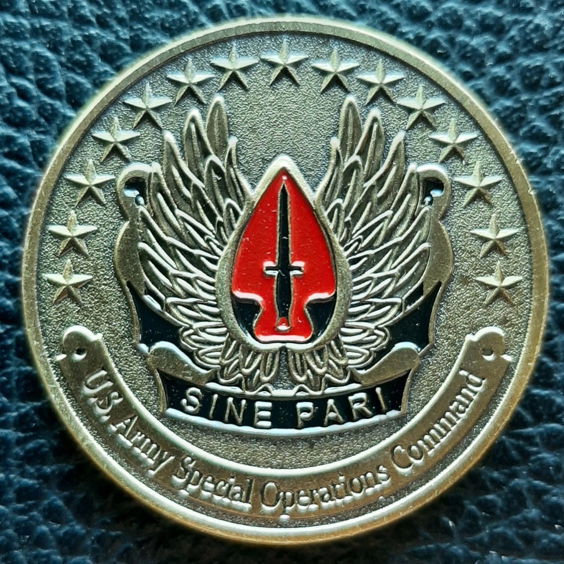 Challenge Coin: U.S. Army SOCOM Special Forces Green Beret - Etsy