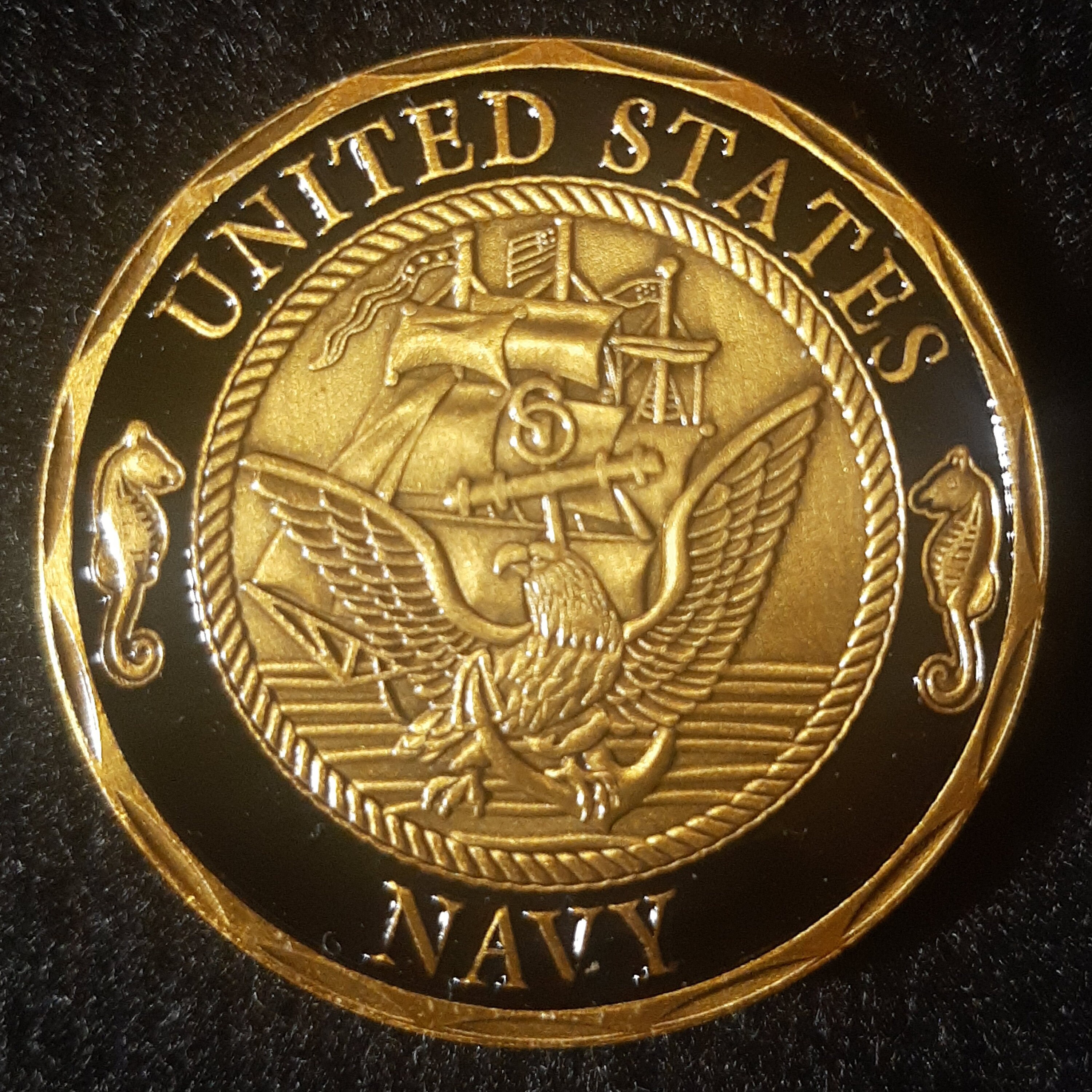 Challenge Coin: Navy Shellback Choice of 2 Versions (engravable) - Etsy