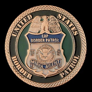 Challenge Coin: Beautiful Border Patrol Coin - Etsy