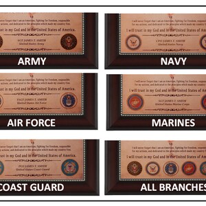 BETTER U.S. Military Code of Conduct Army Navy Air Force Marines Coast ...