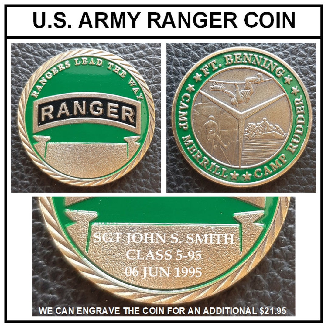 Challenge Coin: U.S. Army Ranger (engraving Available) - Etsy