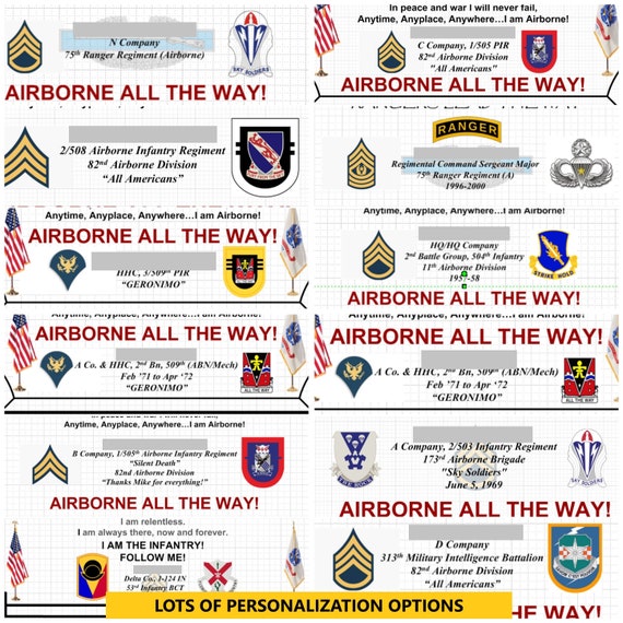 Collectibles Memorabilia NICE or BETTER Army Sapper Creed PERSONALIZED ...