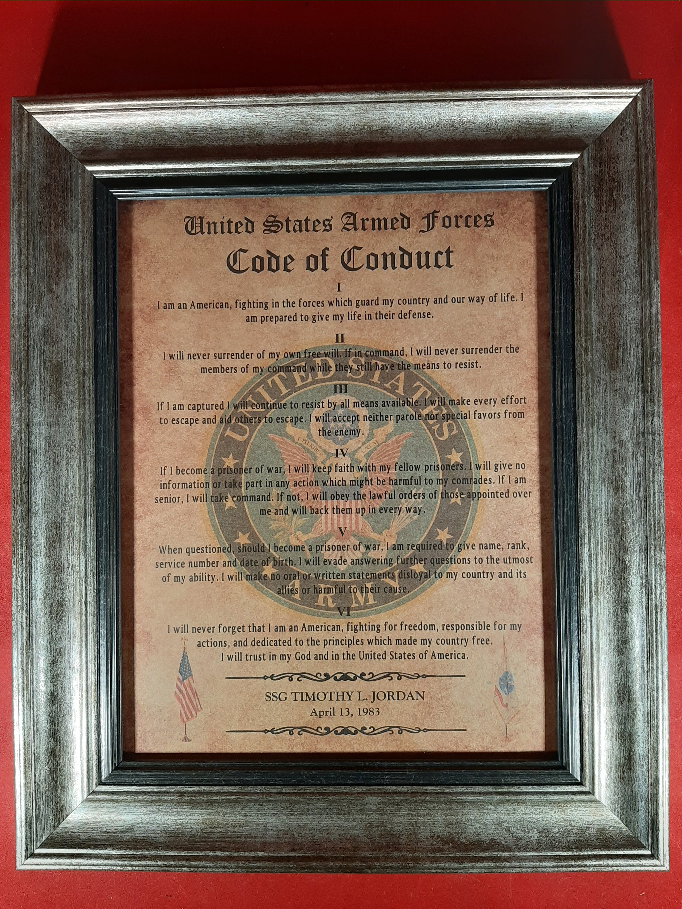 NICE Or BETTER Military Code Of Conduct Army Navy Marines Air Etsy nice-or-better-military-code-of-conduct-army-navy-marines-air-etsy
