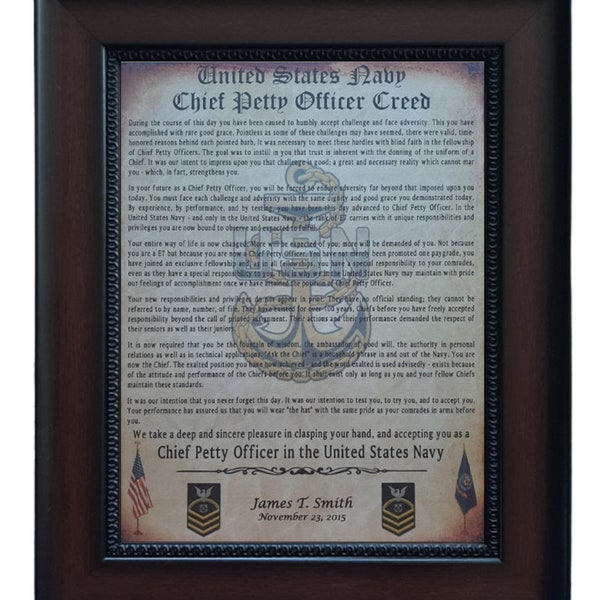 Navy Chief - Etsy
