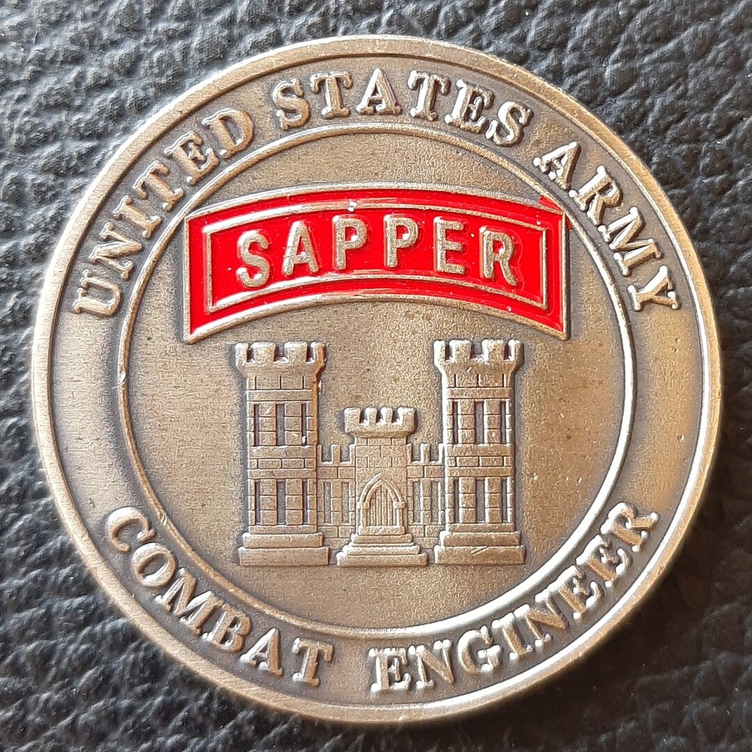 Challenge Coin: U.S. Army Sapper (engraving Available) - Etsy
