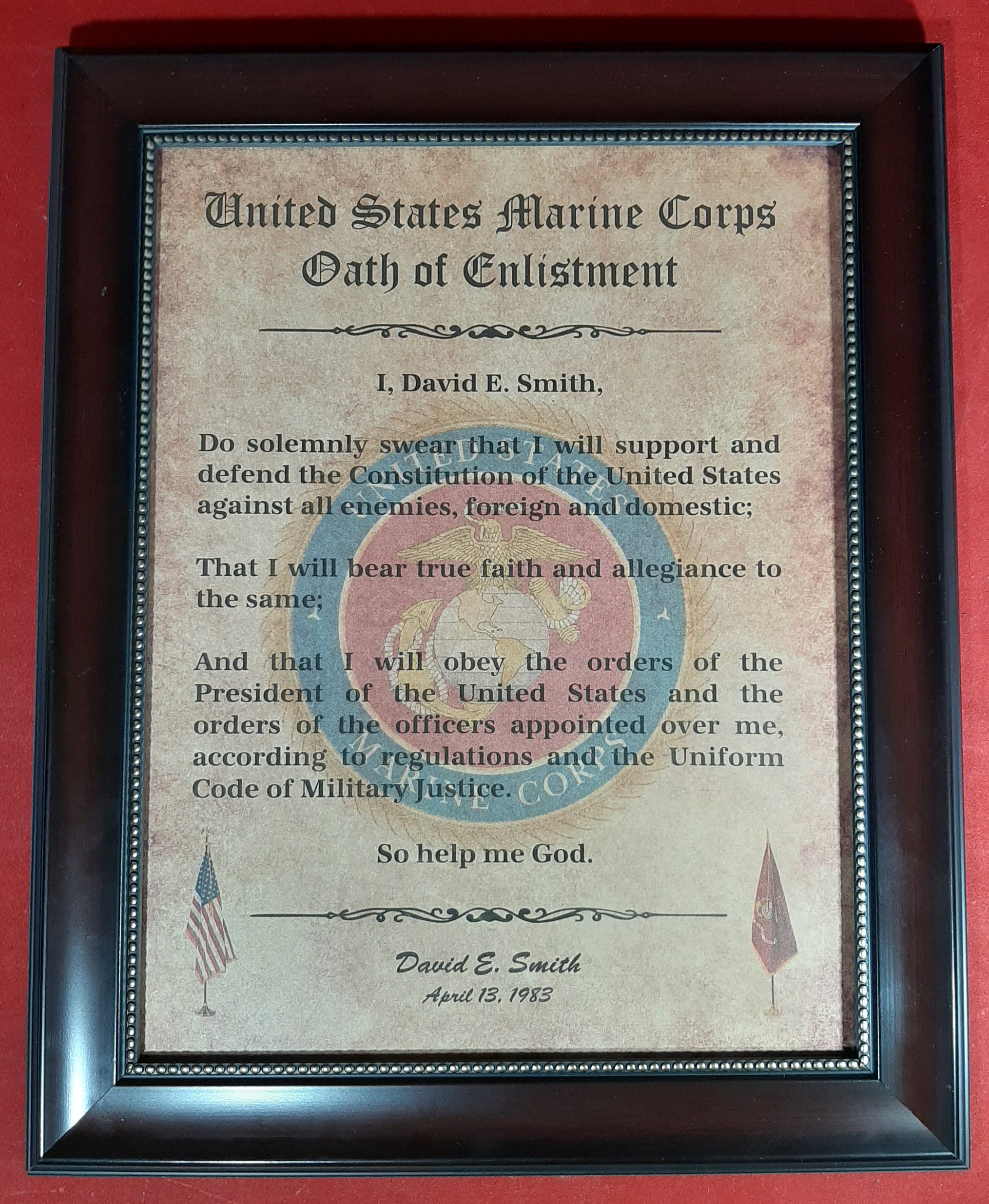 BETTER US Military Oath of Enlistment Coin & Certificate All | Etsy