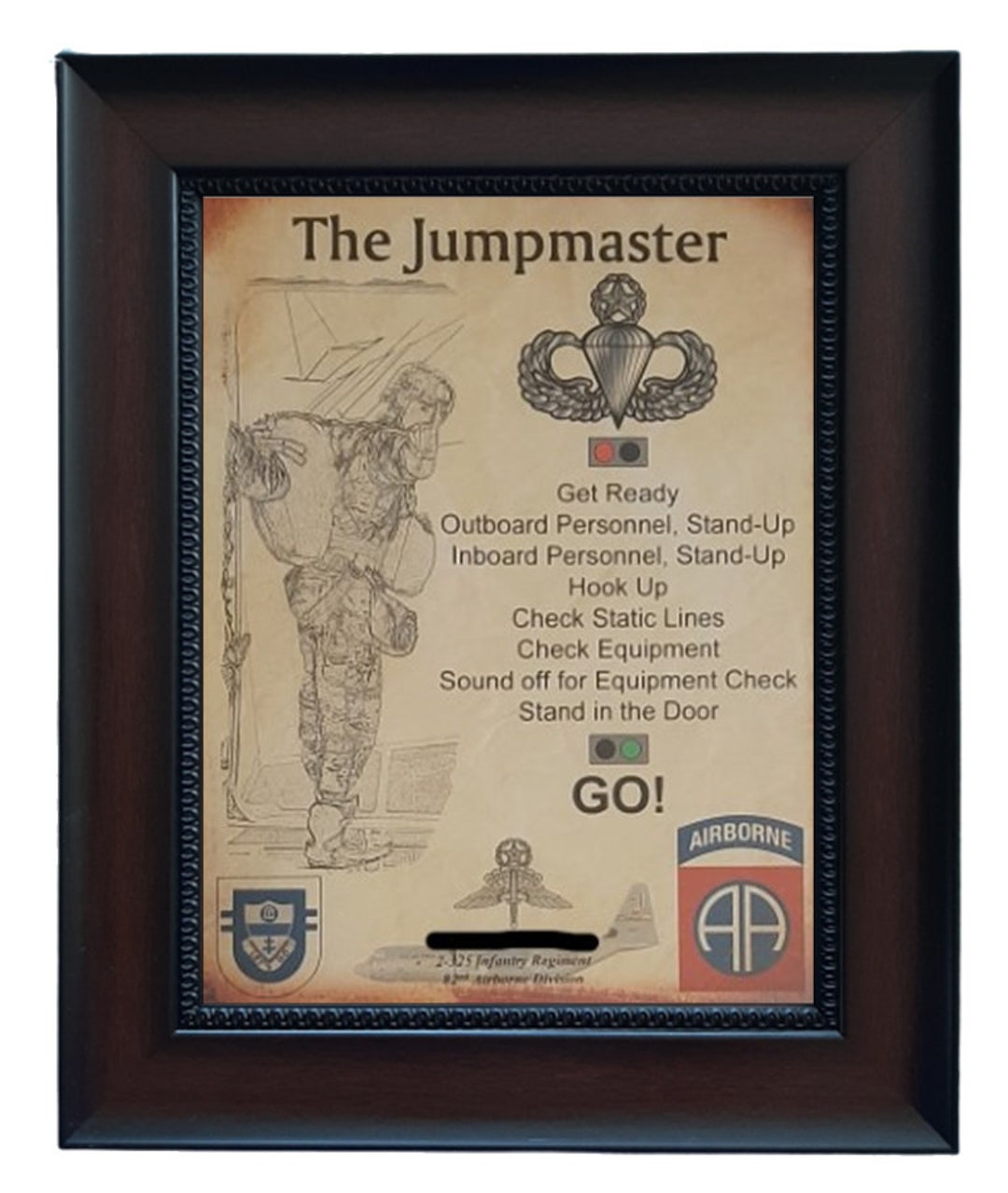 BETTER U.S. Army Airborne "the Jumpmaster" 82nd 509th 173rd 25th ID ...