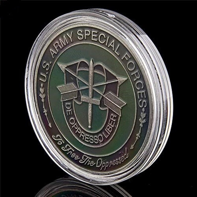 Challenge Coin: US Army Special Forces Green Beret | Etsy