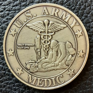 Challenge Coin: U.S. Army Medic (engraving Available) - Etsy