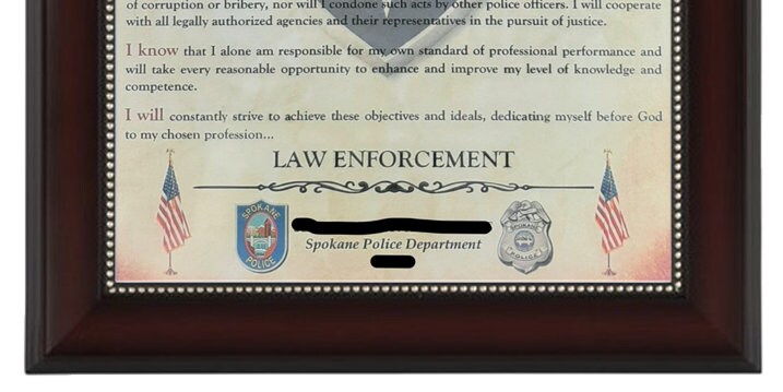 BETTER Law Enforcement Code of Ethics Aged Parchment - Etsy