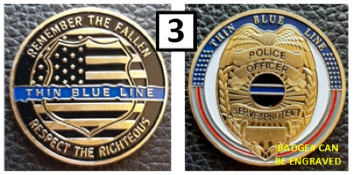 Challenge Coin: Police / Law Enforcement CHOICE of 7 Different Coins - Etsy