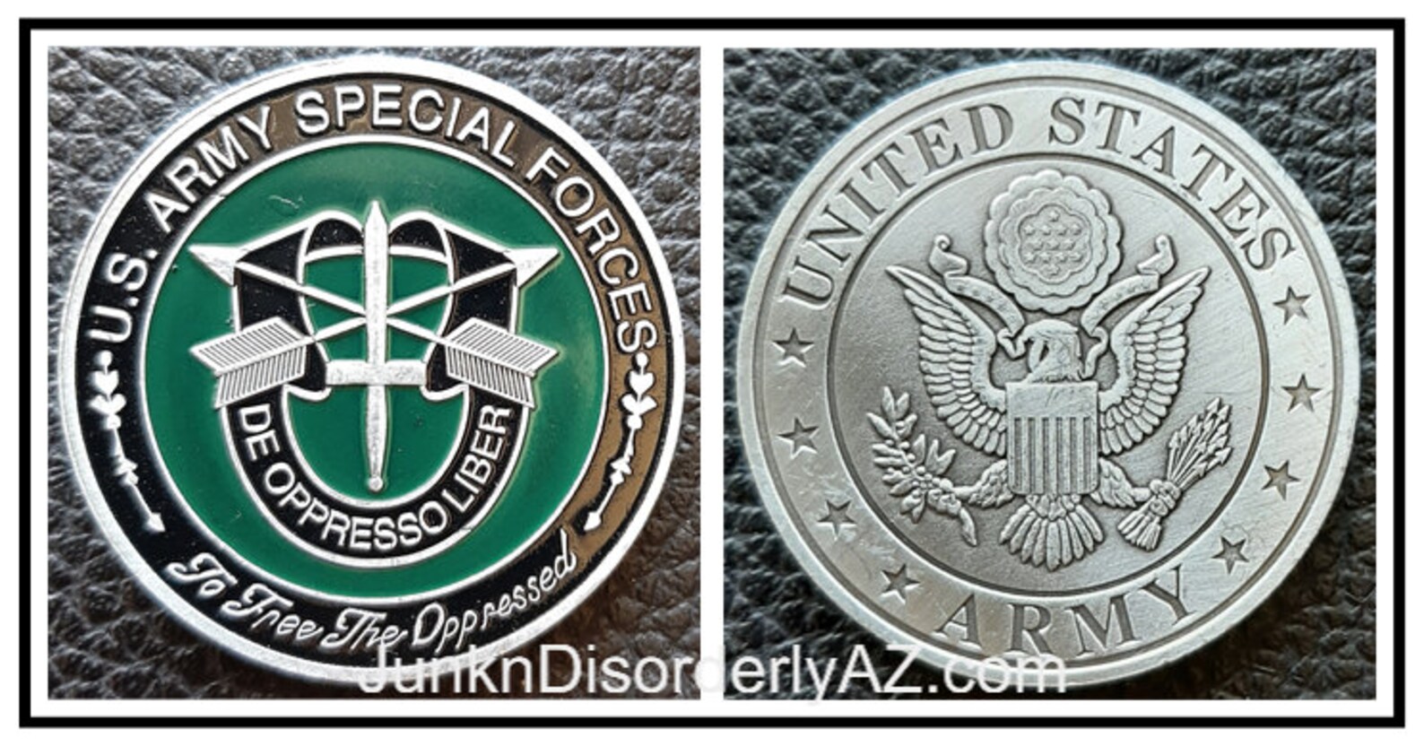 Challenge Coin: U.S. Army Special Forces Green Beret - Etsy