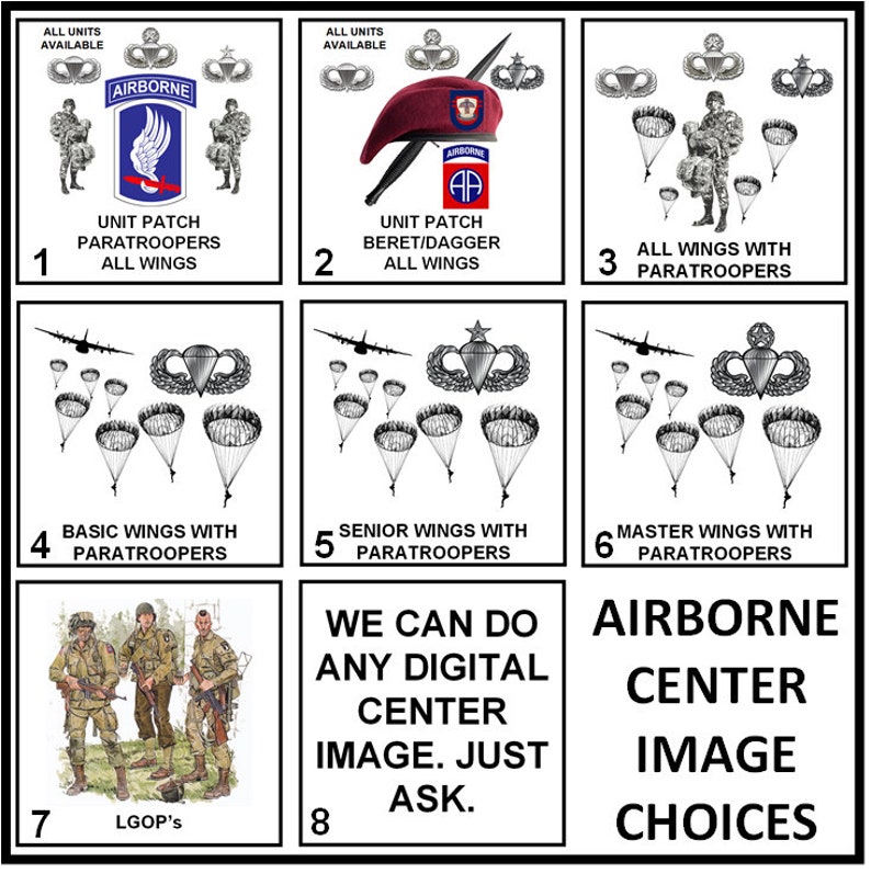 BETTER U.S. Army Paratrooper Airborne Creed: 82nd 509th 173rd 25th All ...