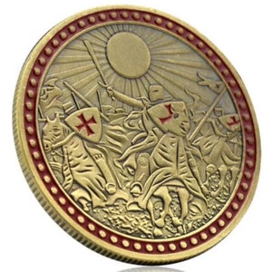 Challenge Coin: Knight's Templar Code "be Without Fear" - Etsy