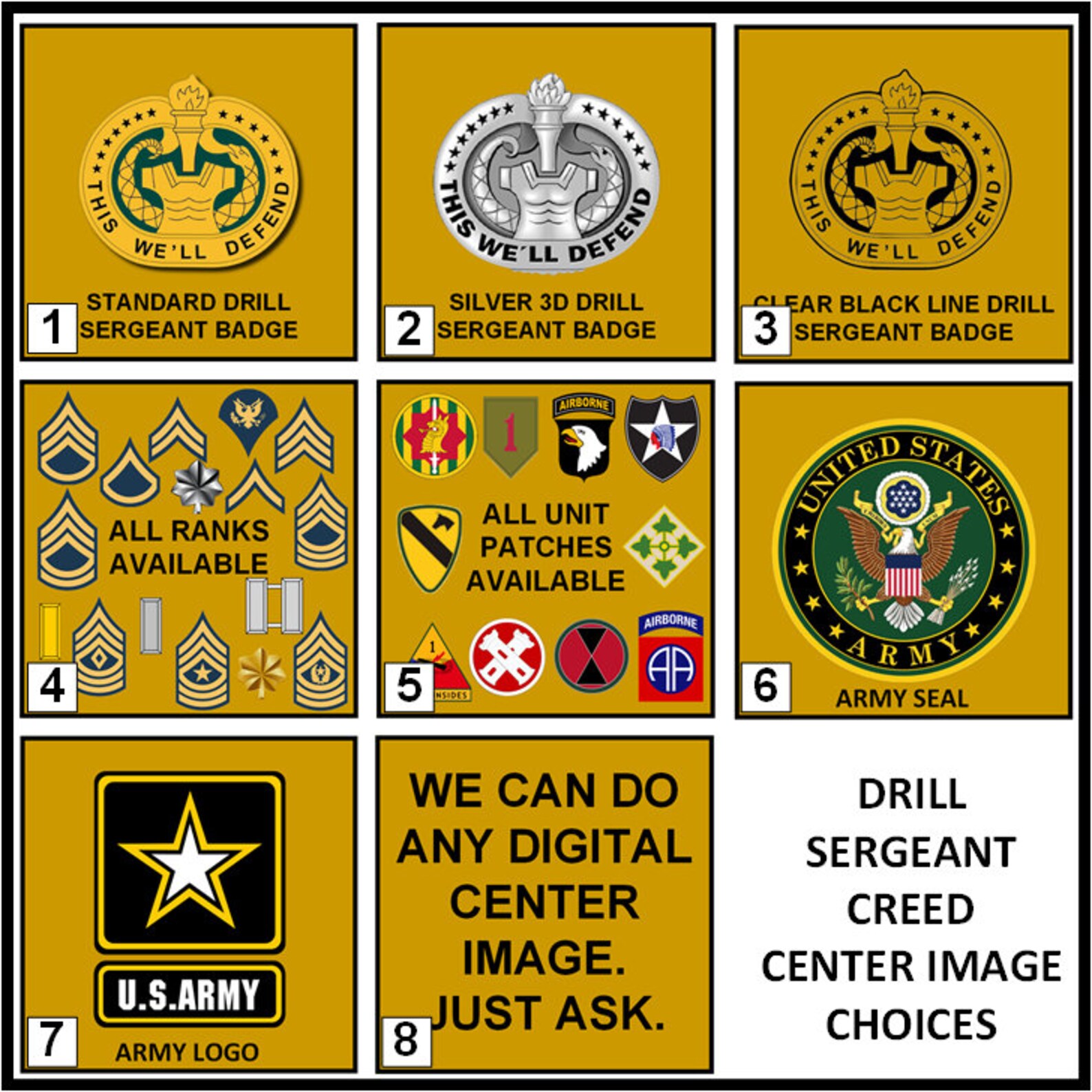 BEST U.S. Army Drill Sergeant's Creed Aged Parchment - Etsy