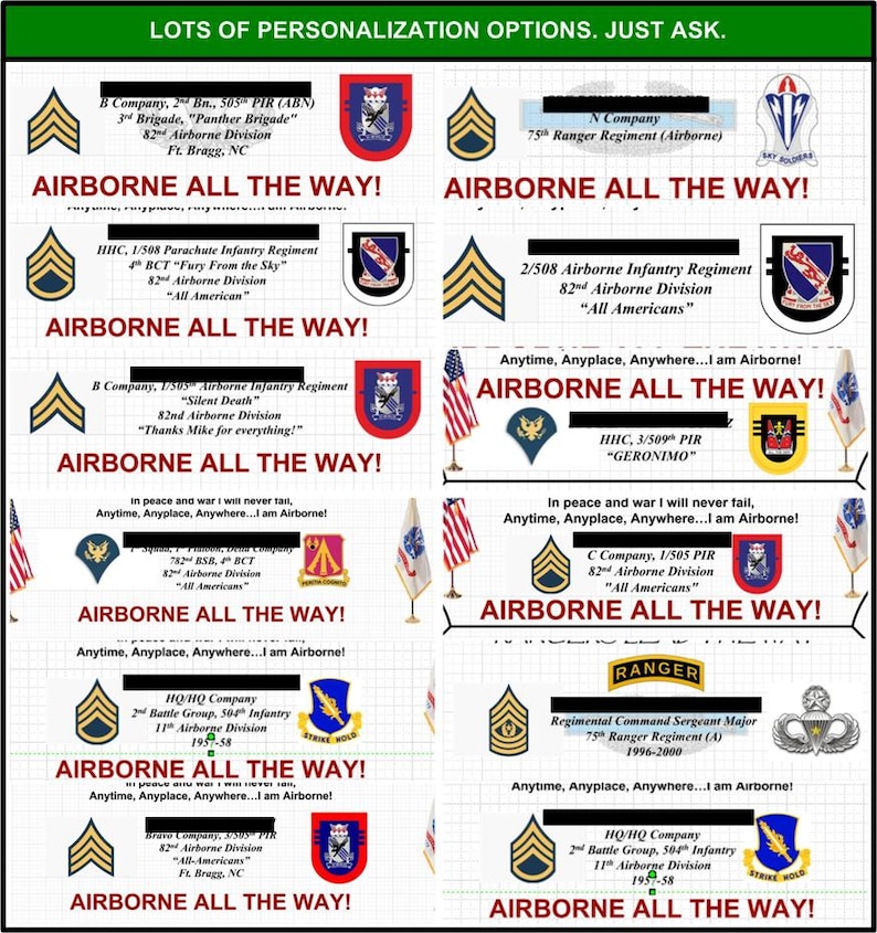 NICE or BETTER 160th SOAR Night Stalkers Creed Personalized | Etsy