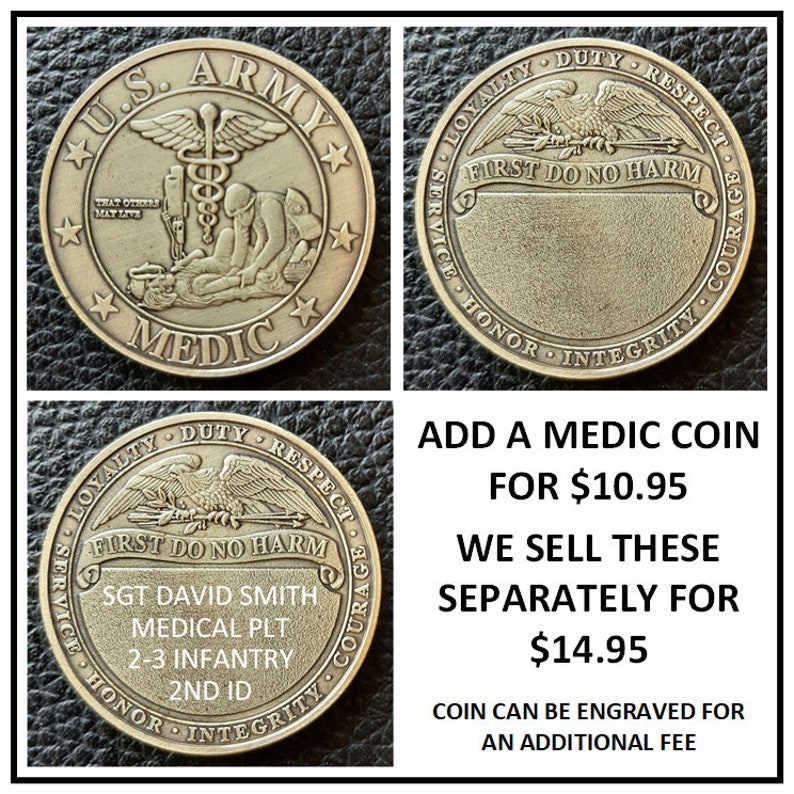 BETTER U.S. Army Combat Medic's Creed Aged Parchment - Etsy