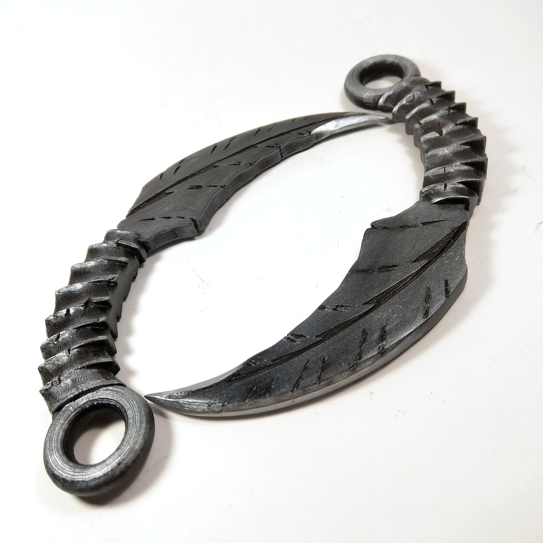 Handmade Mazikeen's Blade Daggers From Lucifer 2pcs Black Gray \ Gamer ...