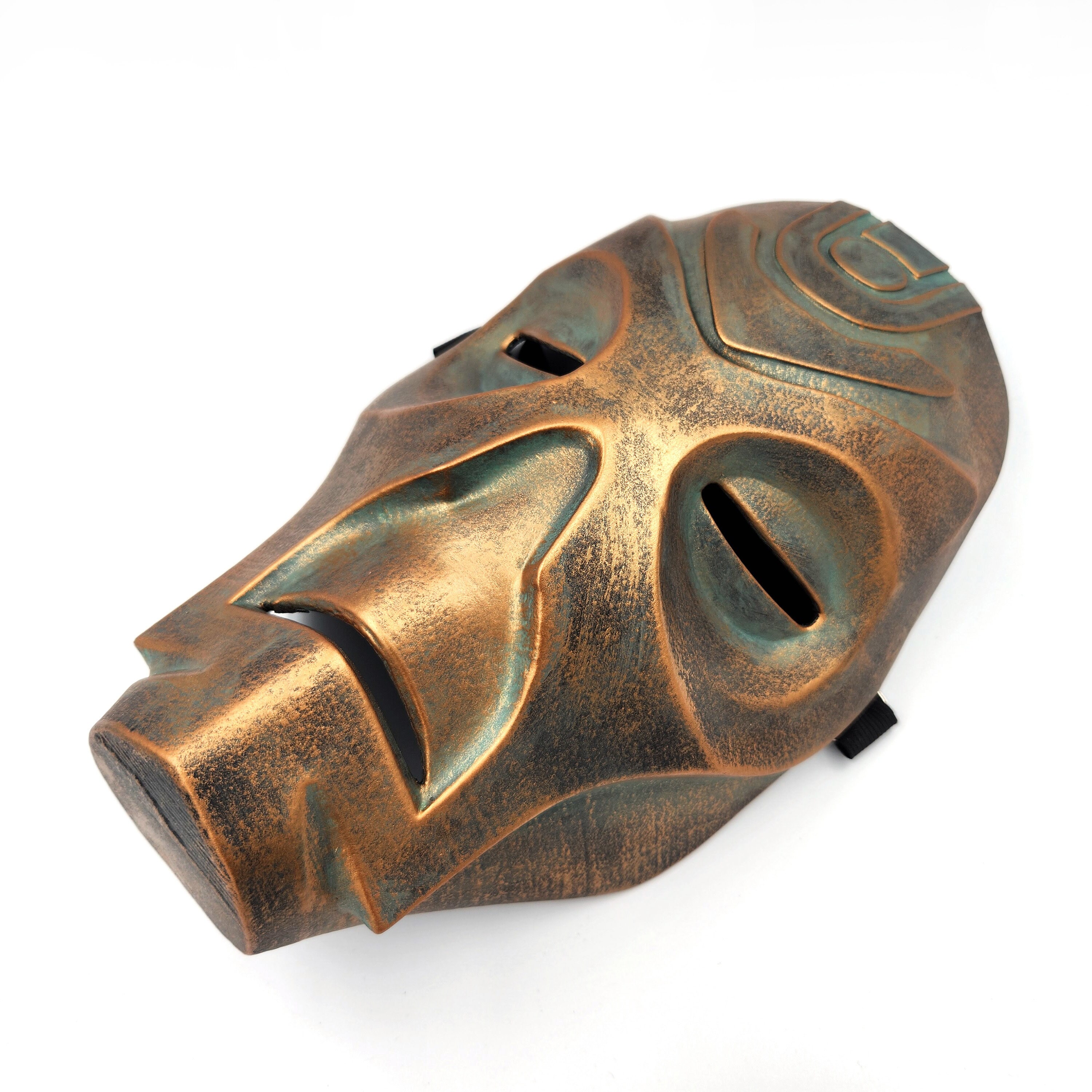 Dragon Priest Mask Old Bronze Cosplay Replica Prop Handmade - Etsy