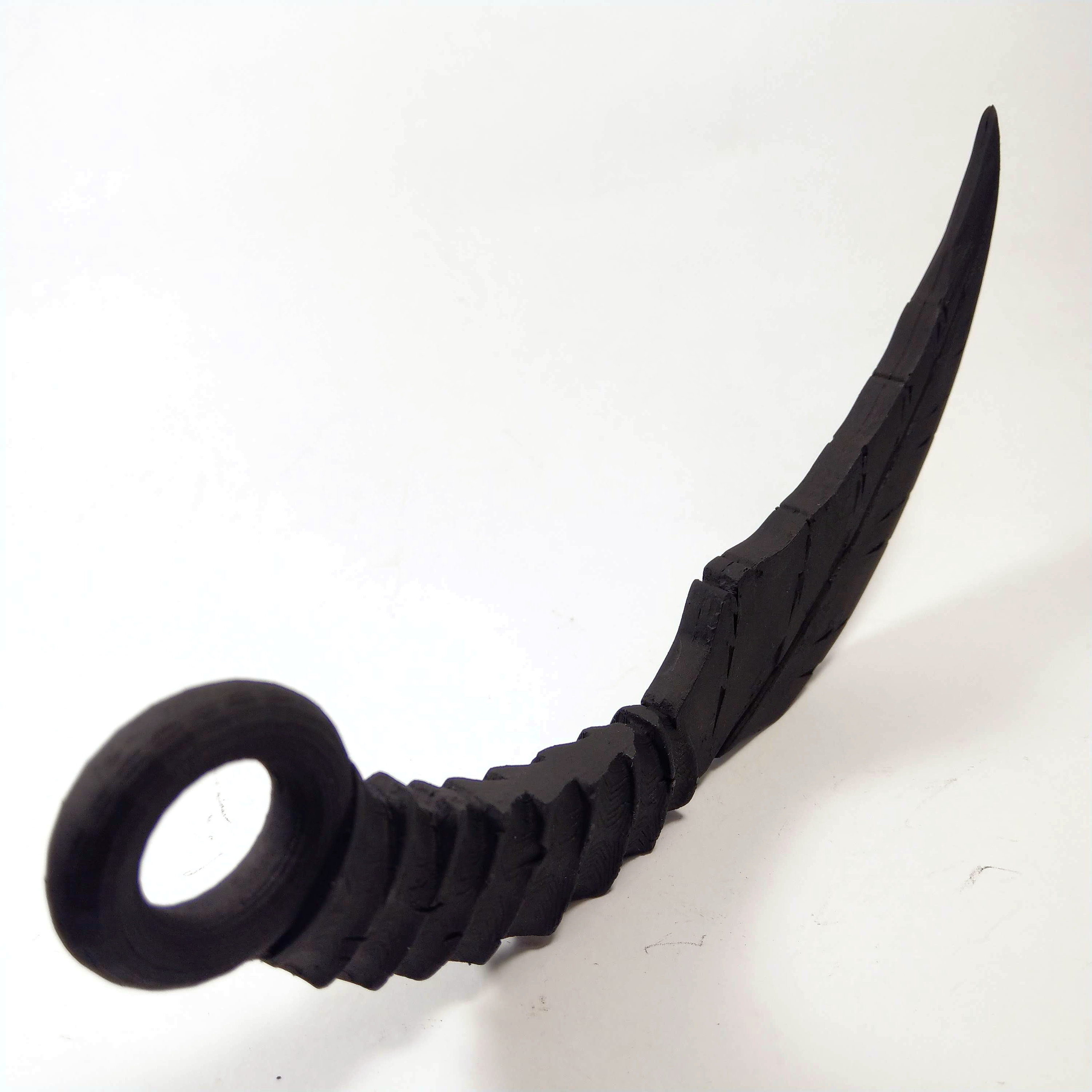 Handmade Mazikeen's Blade Daggers from Lucifer 2pcs black | Etsy