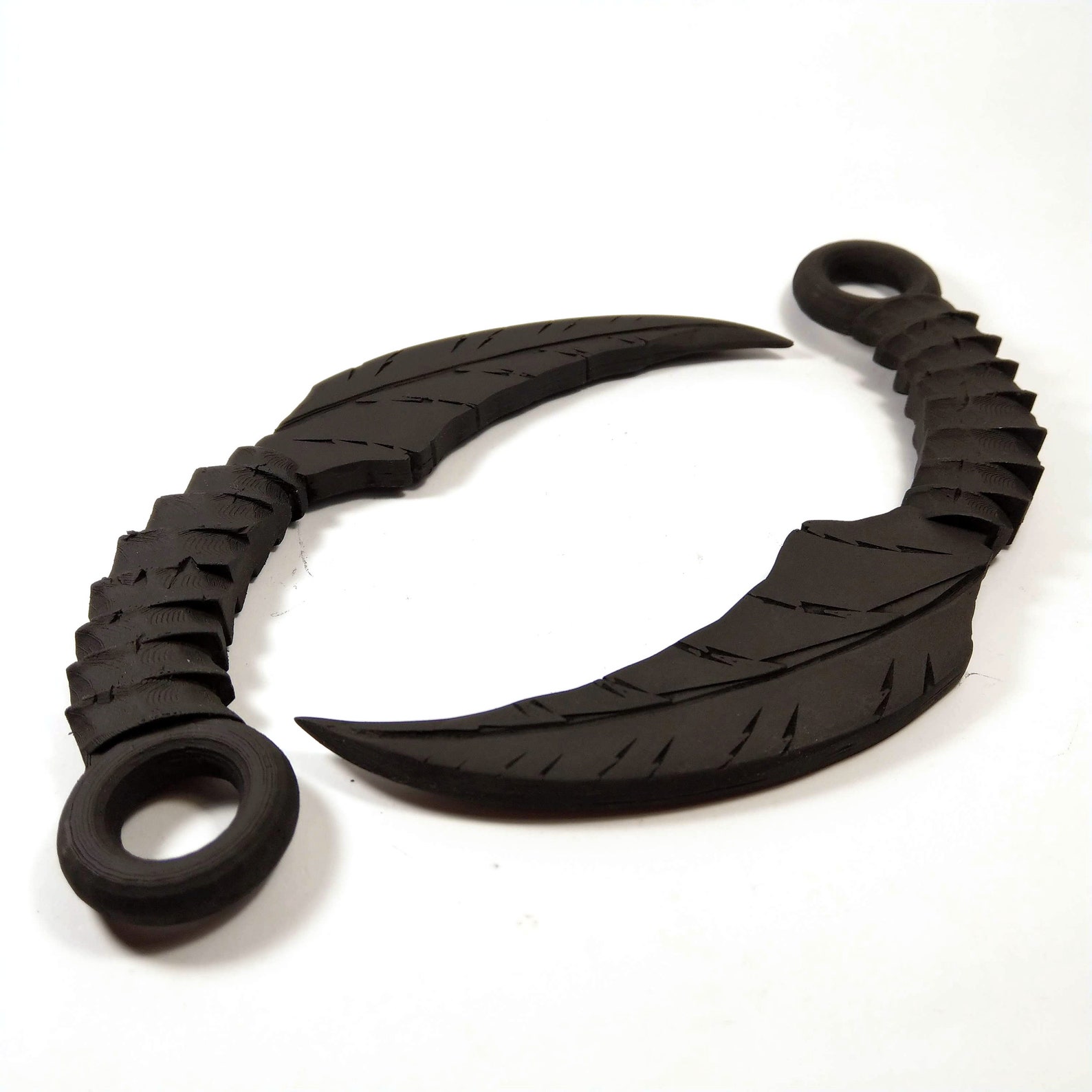 Handmade Mazikeen's Blade Daggers From Lucifer 2pcs Black Matt\ Gamer ...