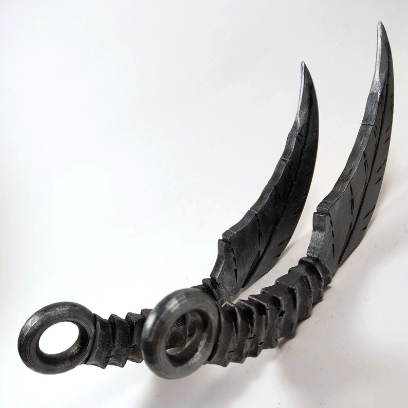 Handmade Mazikeen's Blade Daggers From Lucifer 2pcs Black | Etsy