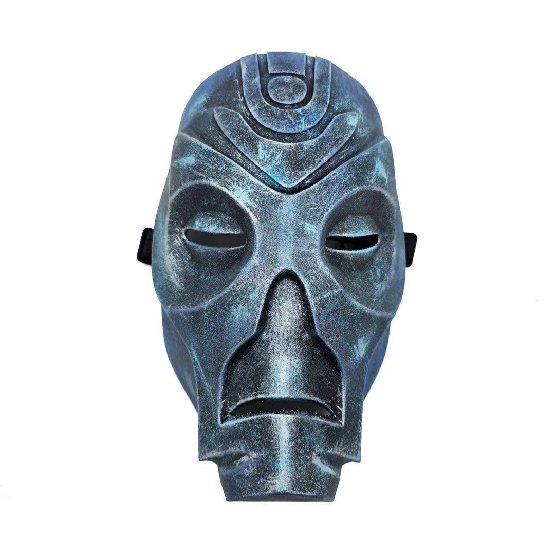 Dragon Priest Mask Morokei Cosplay Replica Prop Handmade - Etsy