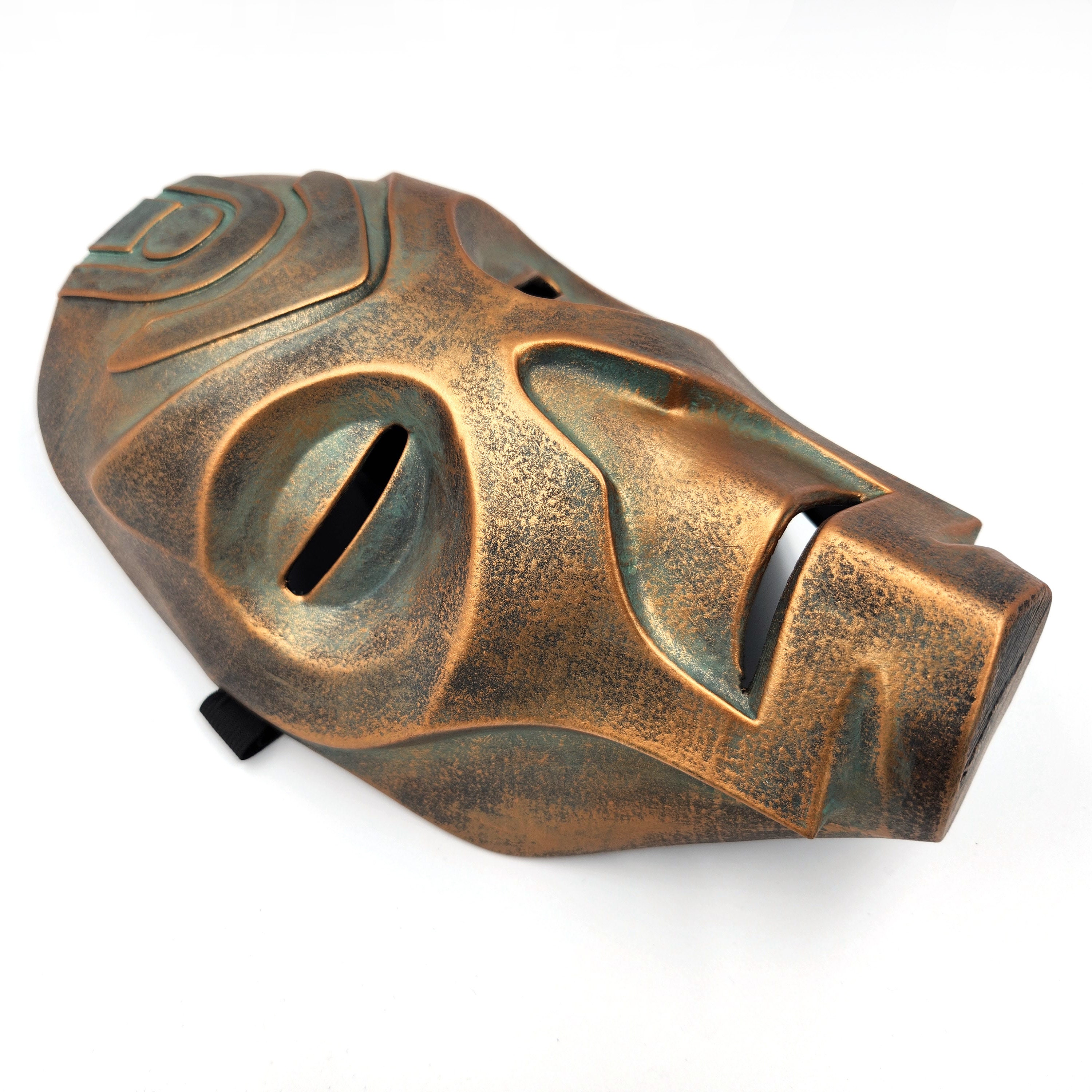 Dragon Priest Mask Old Bronze Cosplay Replica Prop Handmade - Etsy